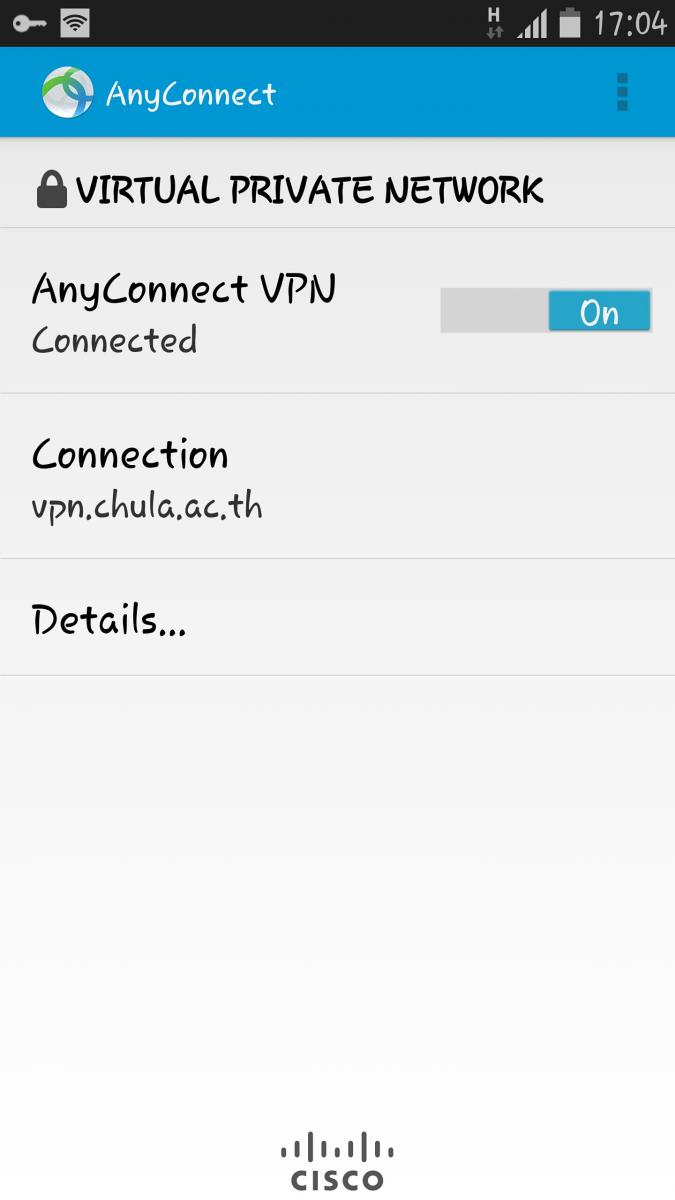 คู่มือการติดตั้ง Cisco AnyConnect VPN Client เพื่อเชื่อมต่อเข้าใช้งาน ...